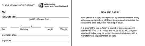 Washington MAST Permit | Easy Online Course | Craft Serving